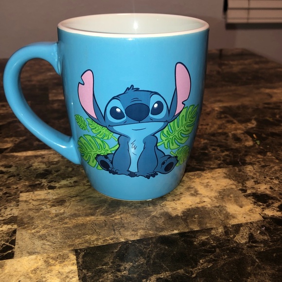 Disney | Dining | Disney Stitch Large Ceramic Mug New | Poshmark